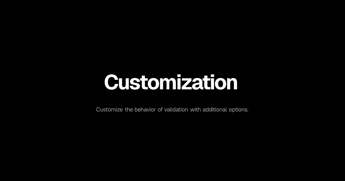 Customization | Envin